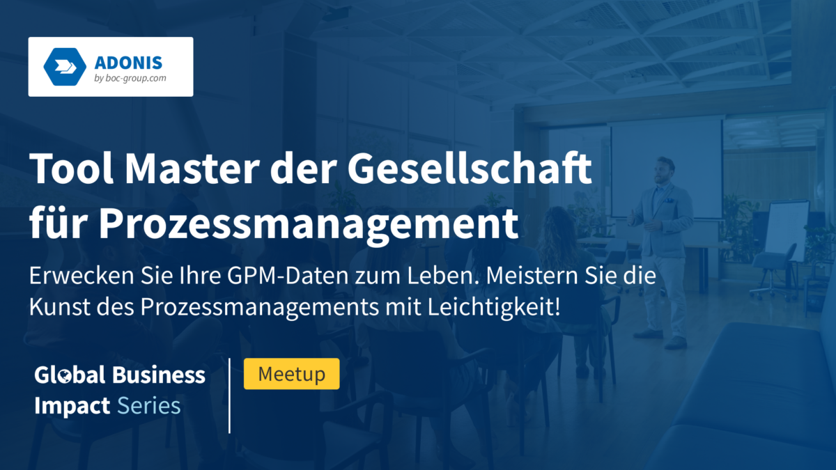 Tool Master der Gesellschaft für Prozessmanagement - www.boc-group.com