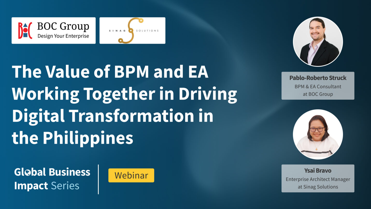 The Value of BPM and EA Working Together in Driving Digital ...