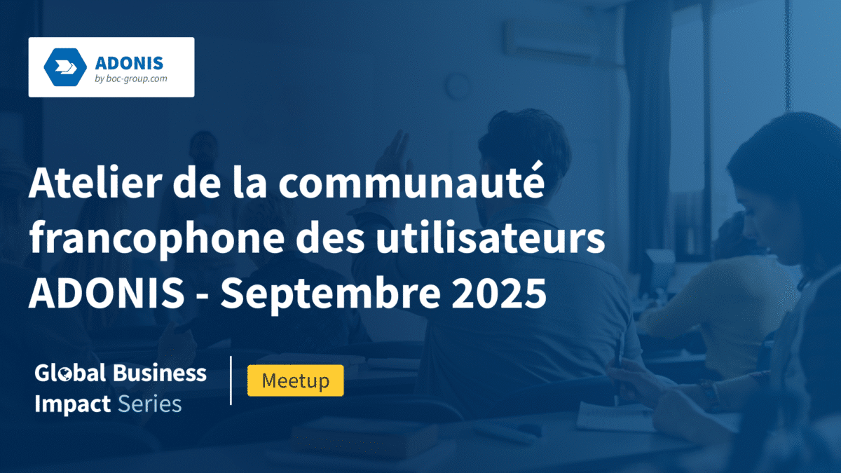 Atelier de la communauté francophone des utilisateurs ADONIS ...